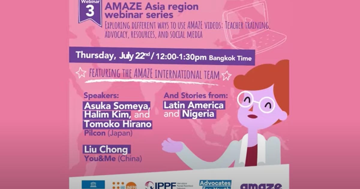 Webinar 3: Exploring different ways to use AMAZE videos – amaze